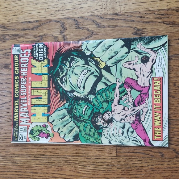 Marvel | Other | Vintage 7s Hulk The Way It Began Vol No 56 Marvel ...